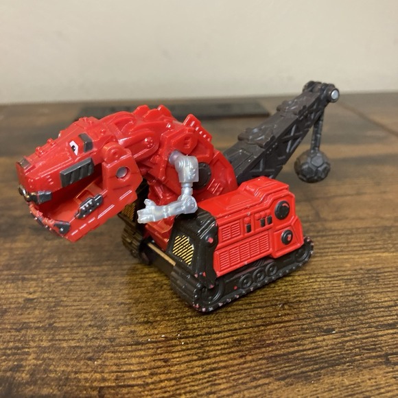Mattel | Toys | Dreamworks Mattel Dinotrux Tyrux Diecast 25 Red 4 Trex ...